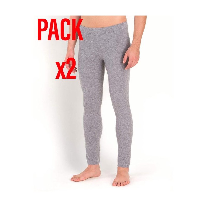 Pack x2 Caleçon Long thermique HOMME
